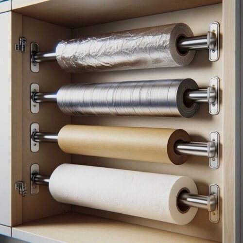 10 Brilliant Storage Ideas for Foil and Plastic Wrap