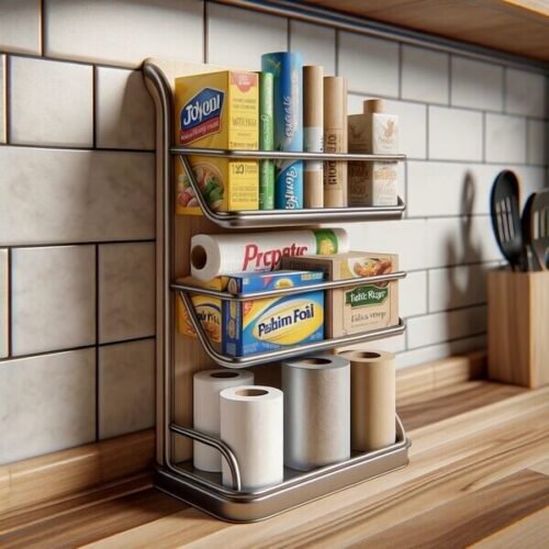 10 Brilliant Storage Ideas for Foil and Plastic Wrap