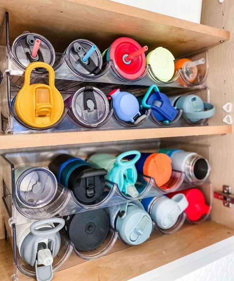 How to Organize Water Bottles in Kitchen: 18 Genius Storage Ideas ...