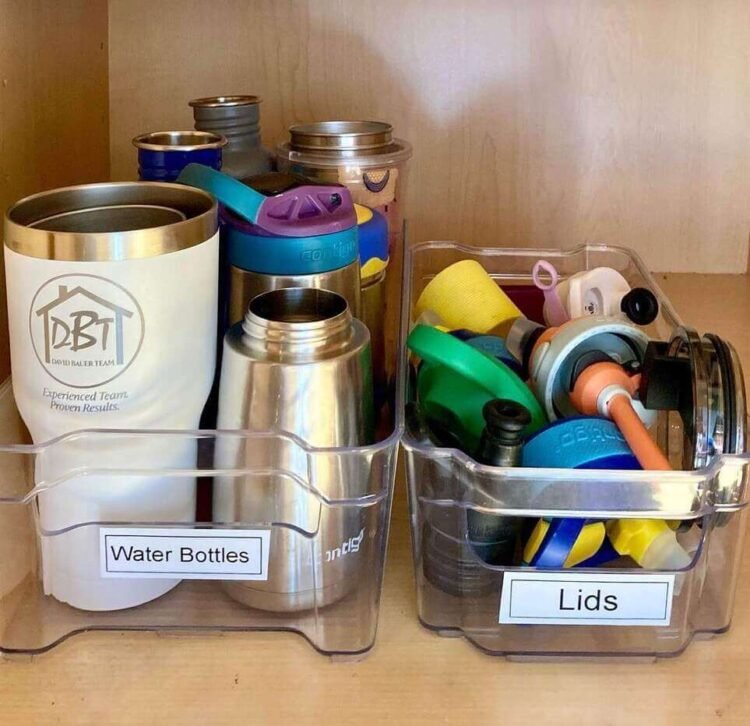 How to Organize Water Bottles in Kitchen: 18 Genius Storage Ideas ...
