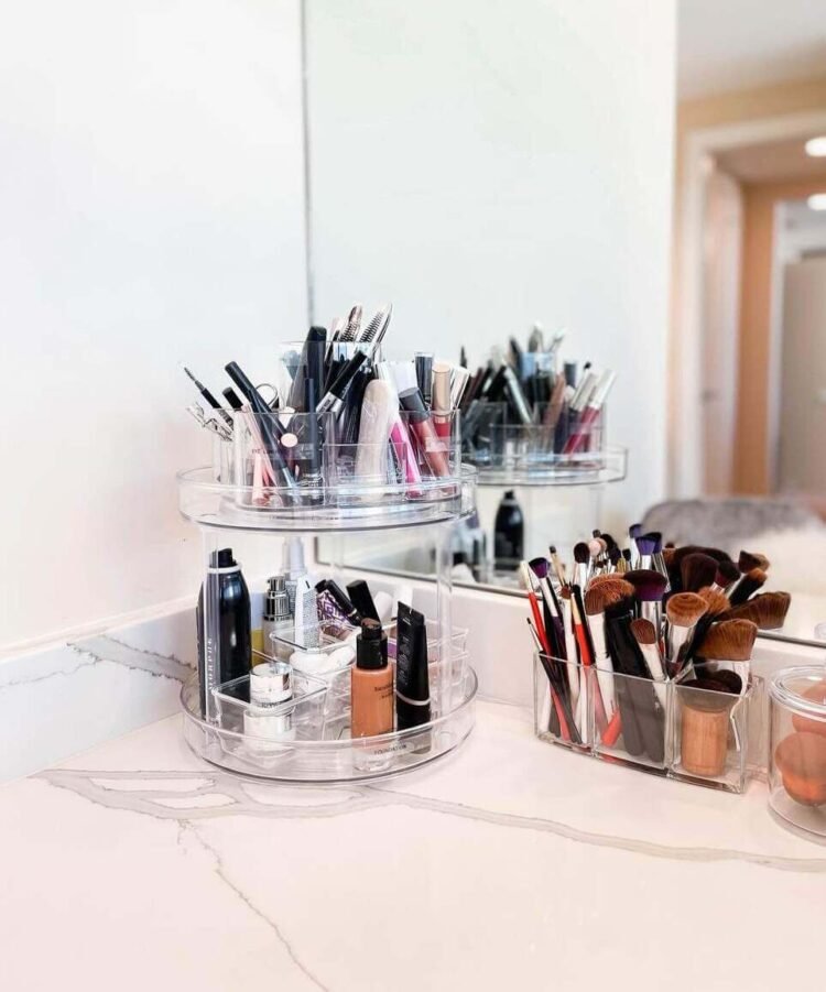 18 Genius Hacks to Organize Makeup in Bathroom Like a Pro - Elegance Echoes