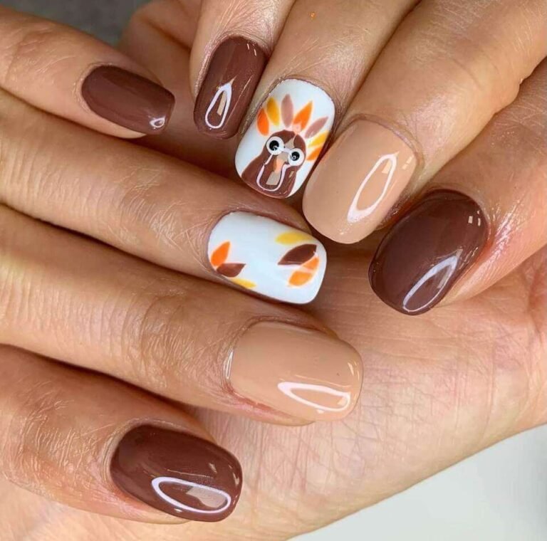 40 Trendy Thanksgiving Nail Designs to Rock This Holiday Season