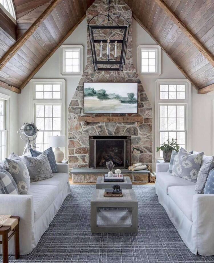 Rustic Coastal Living Room Ideas