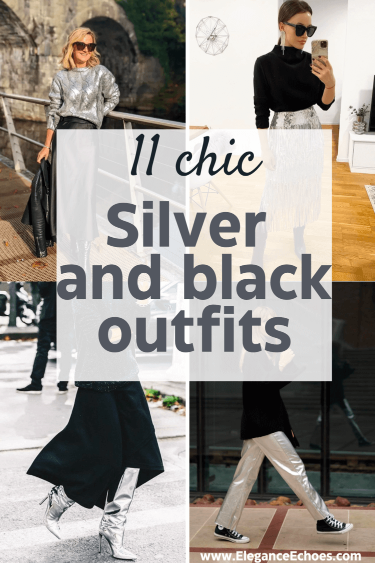 11 Black and Silver Outfits You’ll Want to Copy Now