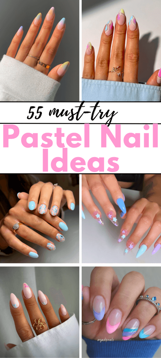 55 Fresh Pastel Nail Designs to Brighten Your Look