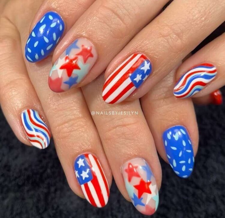 54 Fourth of July Nail Designs That’ll Have You Feeling Extra Patriotic