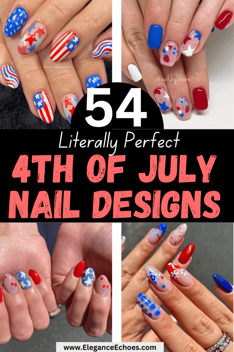 54 Fourth of July Nail Designs That’ll Have You Feeling Extra Patriotic