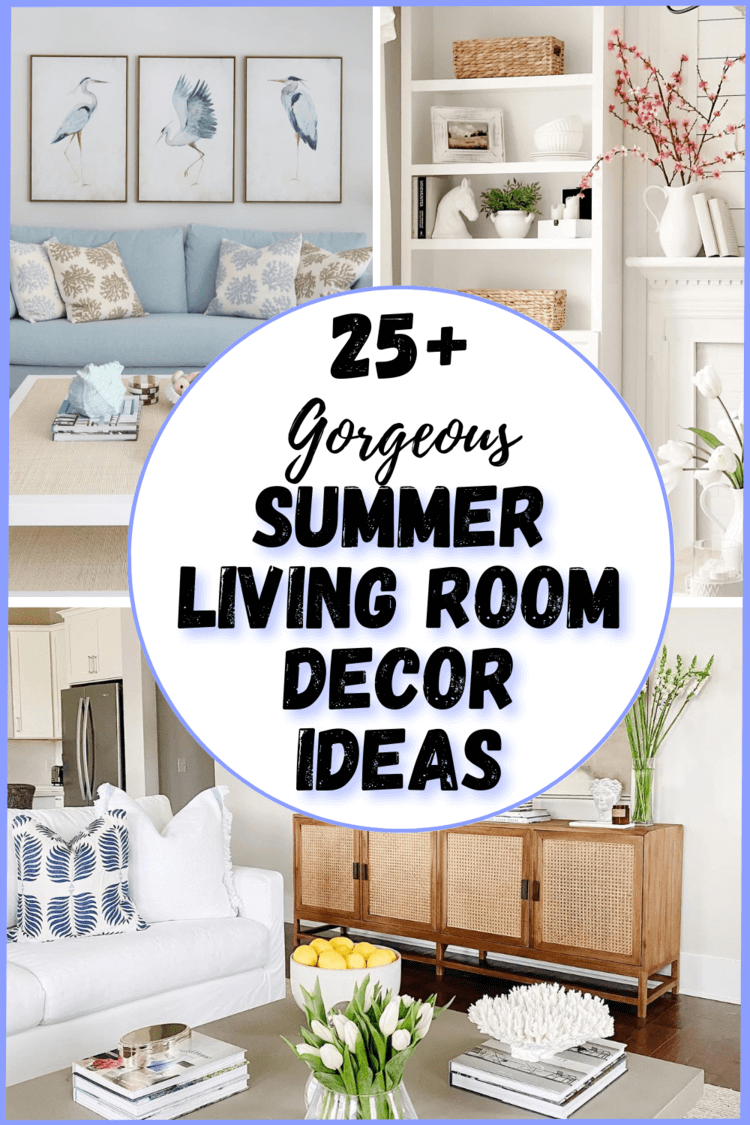 29 Summer Living Room Decor Ideas That Instantly Brighten Up Your Space ...