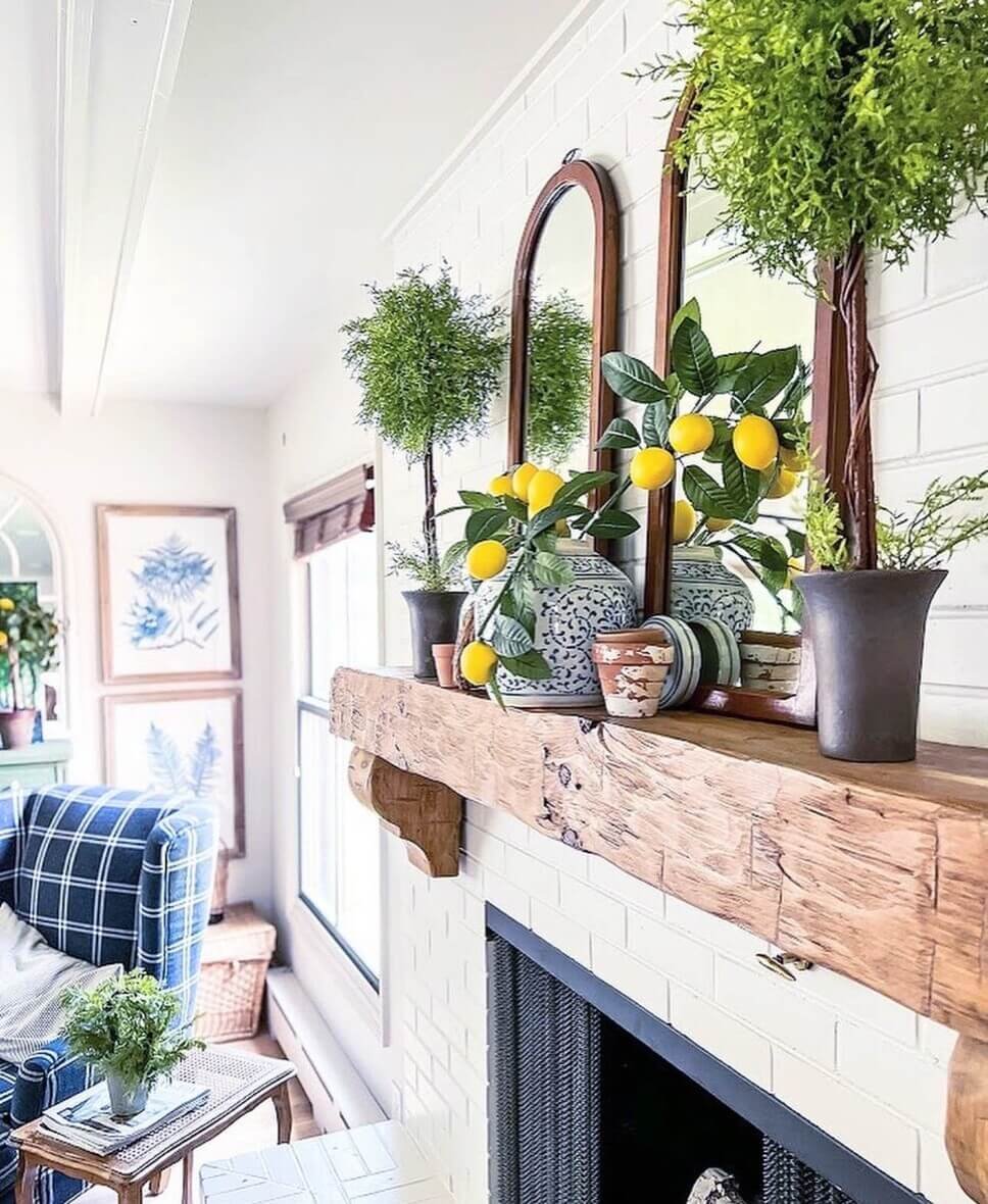 36 Summer Mantel Decor Ideas That Make Your Space Feel Like a Vacation