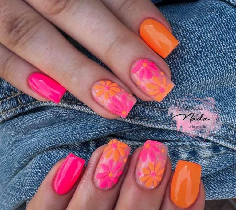 From Subtle Peach to Full-On Flame: 46 Orange Nail Designs to Obsess Over