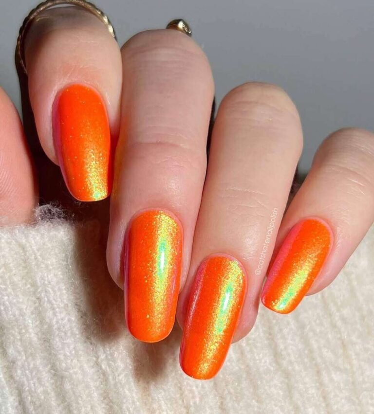 From Subtle Peach to Full-On Flame: 46 Orange Nail Designs to Obsess Over