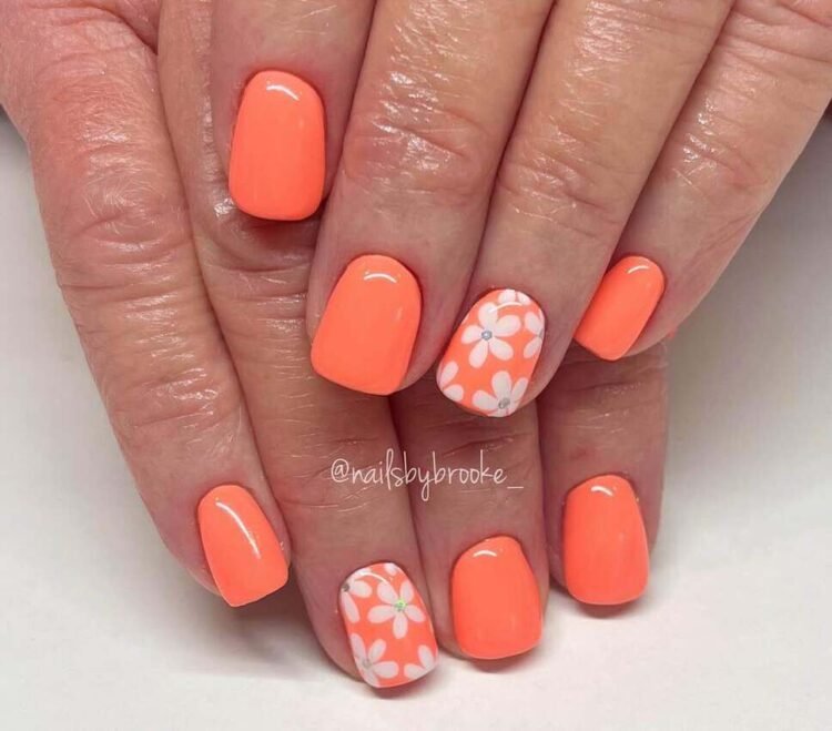 From Subtle Peach to Full-On Flame: 46 Orange Nail Designs to Obsess Over
