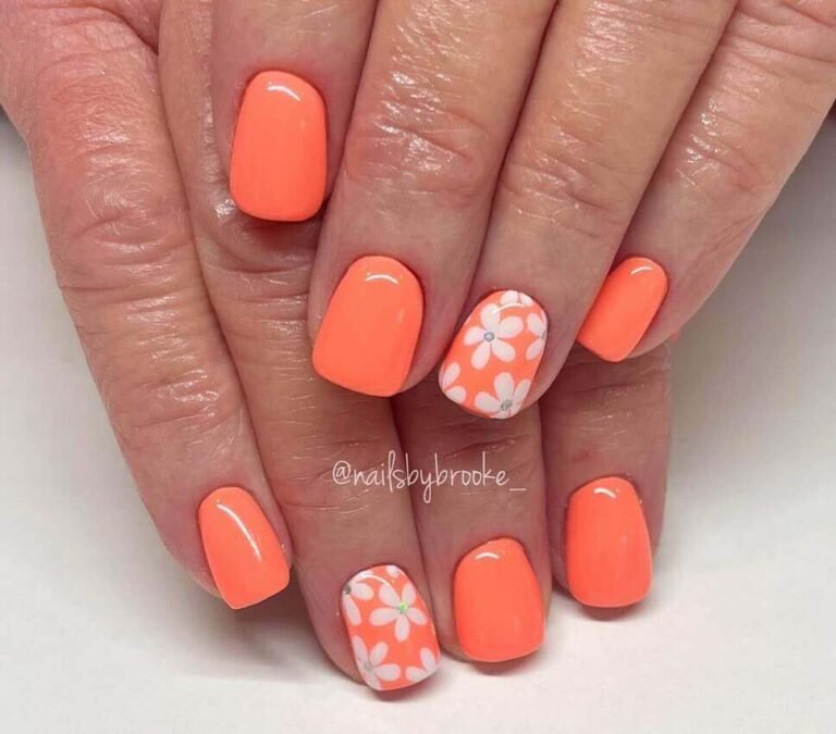 From Subtle Peach to Full-On Flame: 46 Orange Nail Designs to Obsess Over