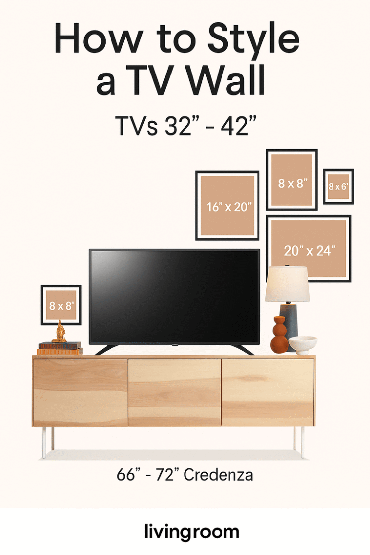 How to Style a Living Room TV Wall Without It Taking Over the Room