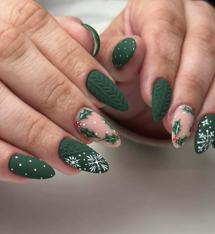 41 Sweater Nail Designs That Feel Like Knitwear on Your Fingertips