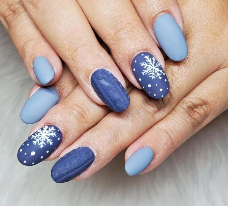 41 Sweater Nail Designs That Feel Like Knitwear on Your Fingertips