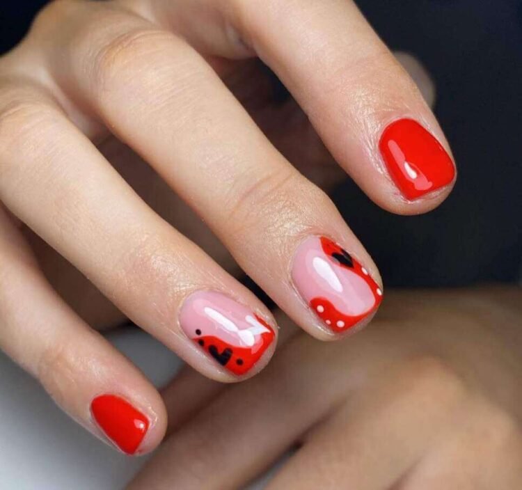 46 Short Valentine’s Nail Designs with Simple Details That Make a Big ...