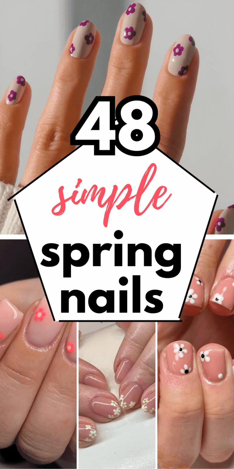 48 Simple Spring Nails for When You Want Something Cute but Easy