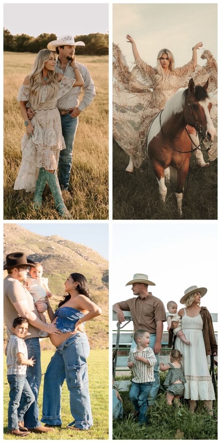 25 Western Photoshoot Ideas for Singles, Couples, & Families